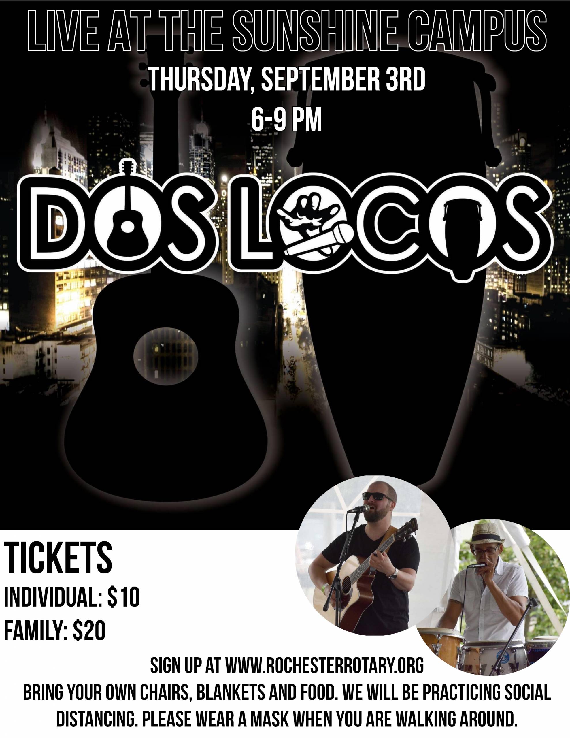 Dos Locos - Rochester Rotary Sunshine Camp